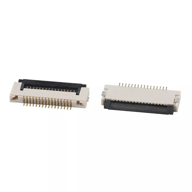 1.5H Right Angle 0.5mm Pitch FPC Connector SMT ZIF Type 4-60Pin