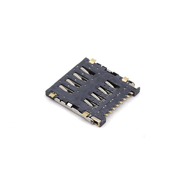 8p Micro Sim Card Socket Connector Flip Type Holder