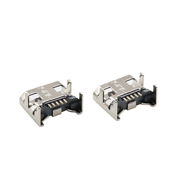 UL94V-0 Micro USB Connectors 5 Pin Female Socket Legs Inserting Seat ...